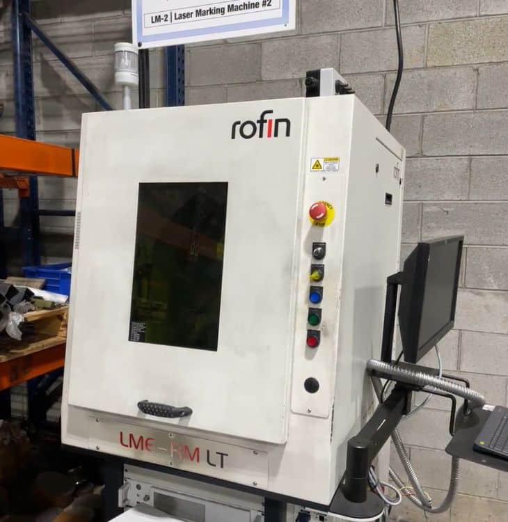 Rofin #LME-RMLT, 20 watt CNC marking laser, PC Control, class 1 Laser ...