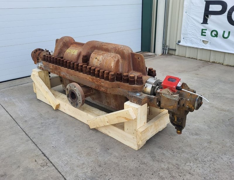 1000 GPM, Byron-Jackson, 4x6x10 CMX, horizontal multi-stage centrifugal ...