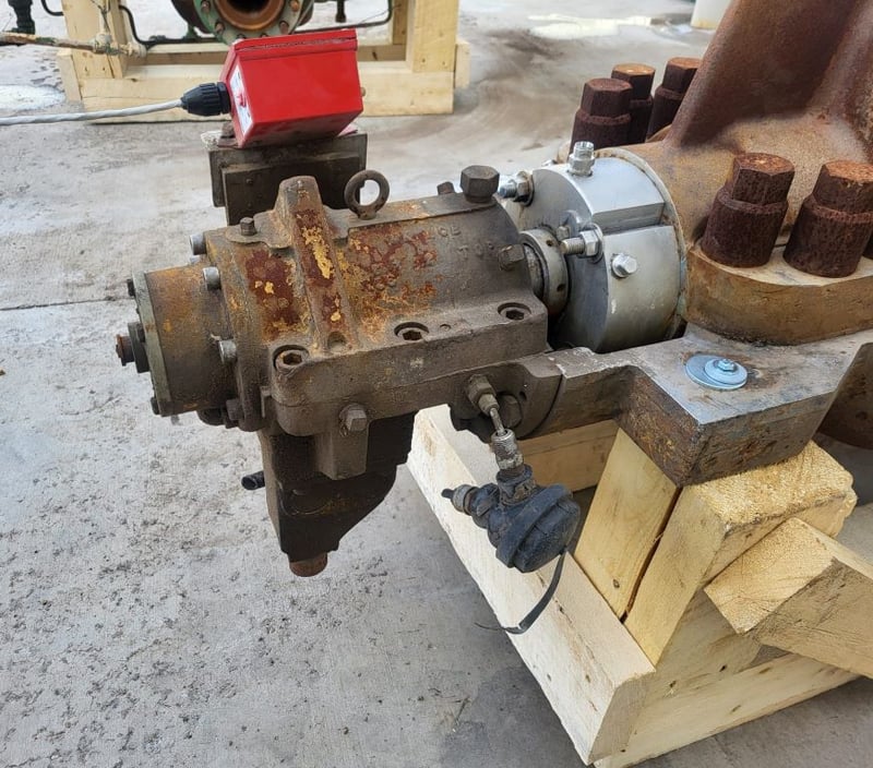 1000 GPM, Byron-Jackson, 4x6x10 CMX, horizontal multi-stage centrifugal ...
