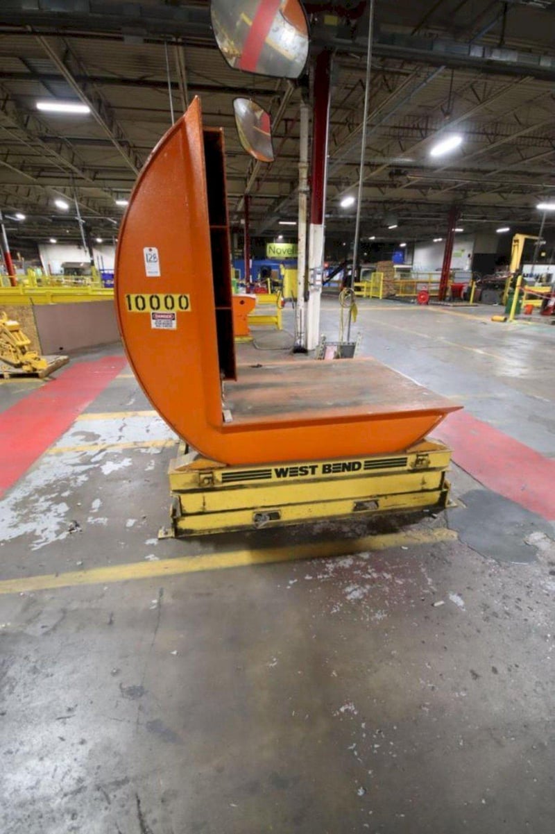10000 lb. West Bend, Upender coil flipper, 5' x 5' for Sale | Surplus ...