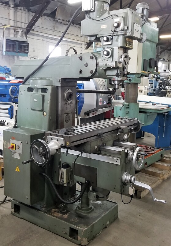 First #LC20VHS, horizontal/vertical milling machine, 10-1/4" x51-3/16 ...