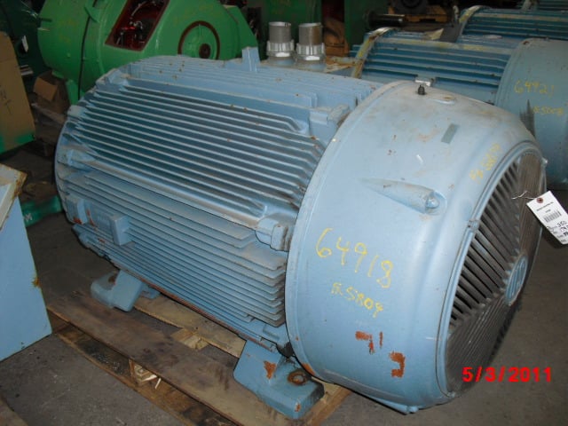 350 HP 1800 RPM U.S. Motors, Frame 5809ML, TEFC BB, 460 Volts for Sale ...