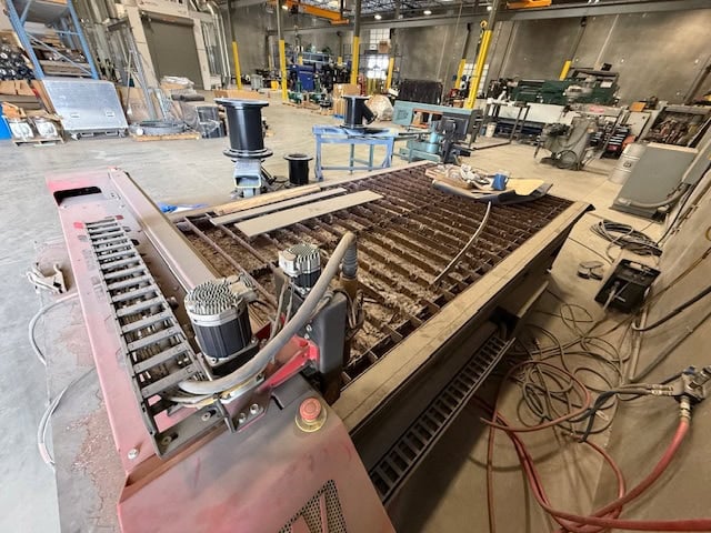 Wescott #Pro-Table510, CNC Plasma cutting table, 5' X 10' table, 125 A ...