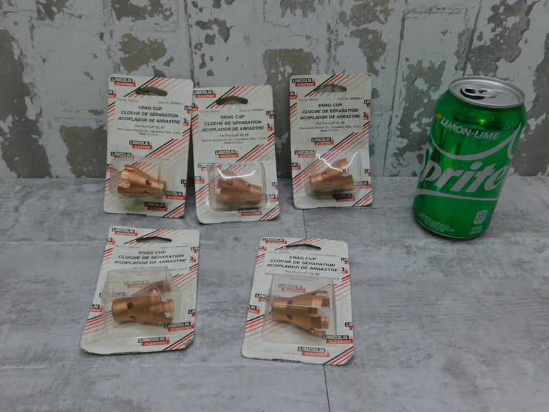 5 NEW Lincoln Welding Drag Cup, SS22151, Pro-Cut 55, 80 Plasma Cutter ...