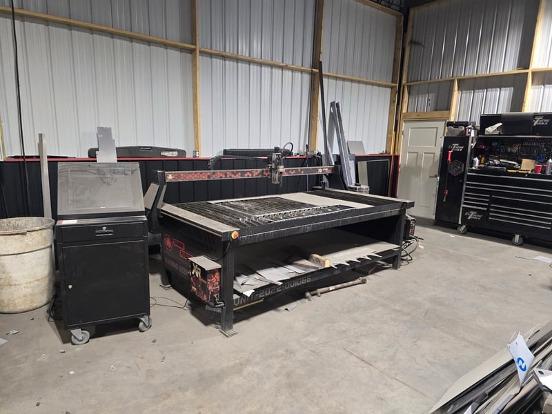 Spark Robotic #XR-84, Plasma Table, 4' X 8', 5/8" cut capacity ...