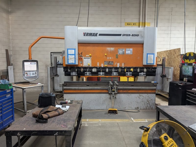 150 Ton, Ermaksan #Speed-Bend-Pro-3100-135, 10.1' overall, 102.4 ...