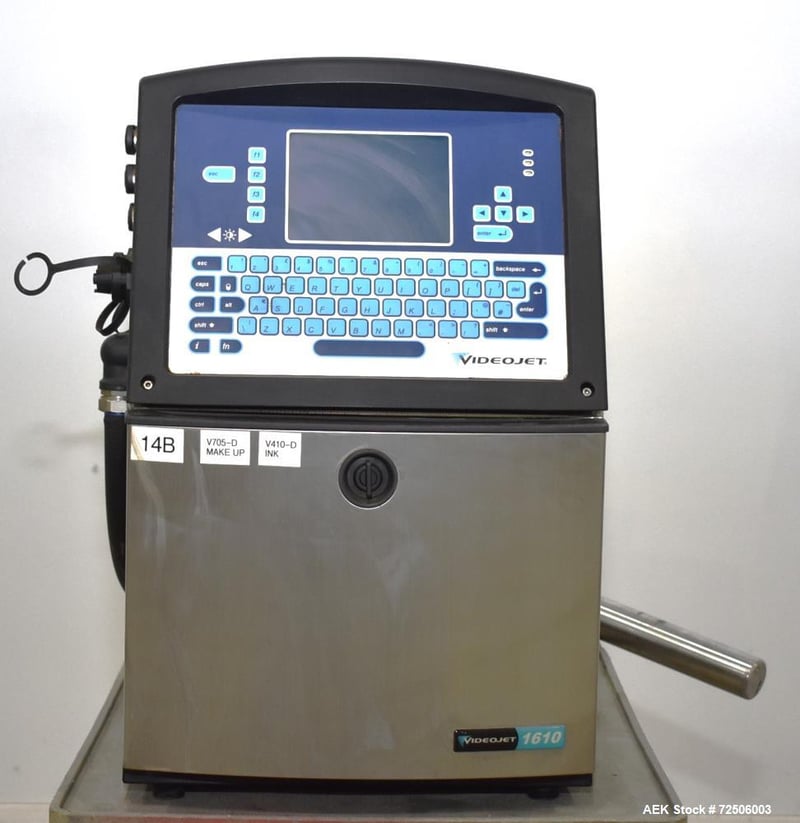 Videojet #1610 InkJet Printer for Food, Pharma, and Industrial ...