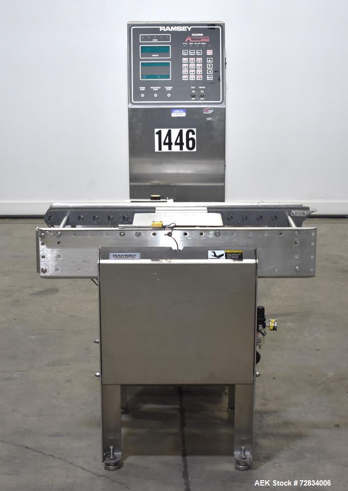Ramsey Autocheck #AC8000 Checkweigher, 20 to 200 feet per minute ...