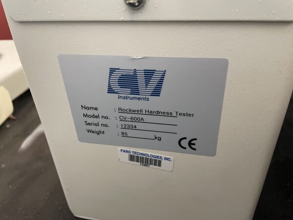 CV Instruments #CV-600A Cv Instruments Hardness Tester for B & C ...