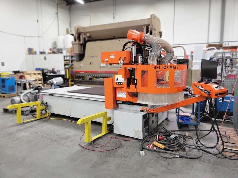 Omnitech Systems #Selexx/Mate, CNC router, 4' x 8', Fanuc Control, 2009 ...