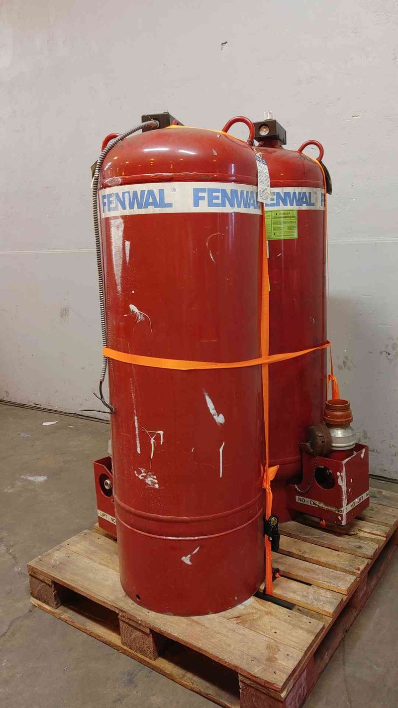 360 lbs. Fenwal, Fire Suppression System, FM-200 Agent, 360 psig @ 70 F ...