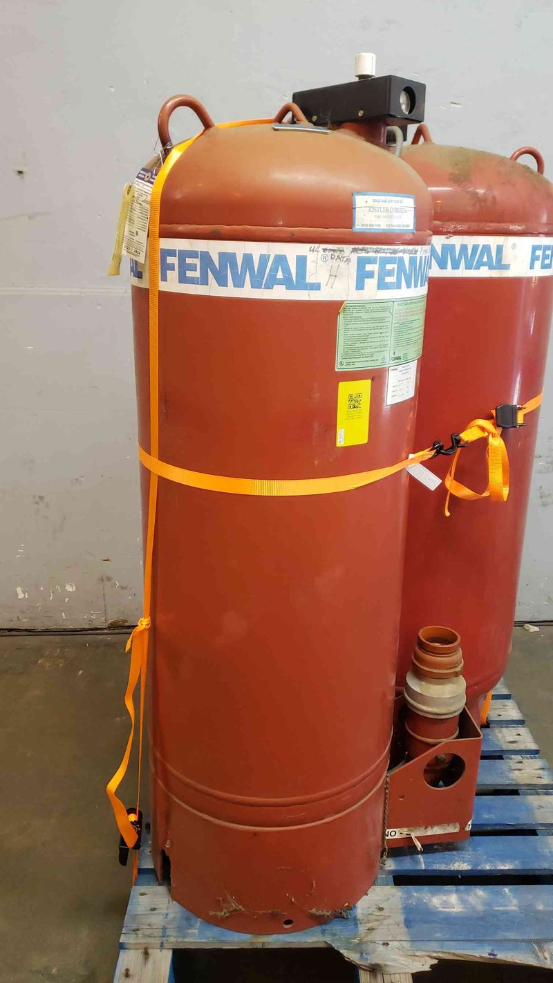 365 lbs. Fenwal, Fire Suppression System, FM-200 Agent, 360 psig @ 70 F ...