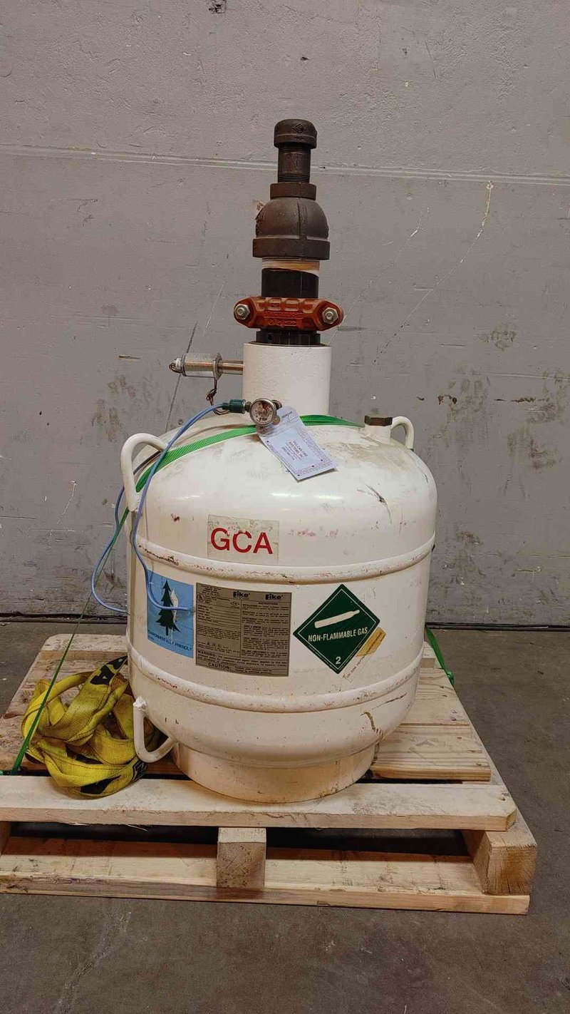 132 lbs. Fike, Fire Suppression Cylinder, FM-200 Agent, 32-130 F Temp ...