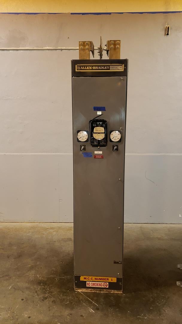 Allen-Bradley, #DC-120, Metered Input MCC, 2000 A horiz, 600 VAC, 3 ...