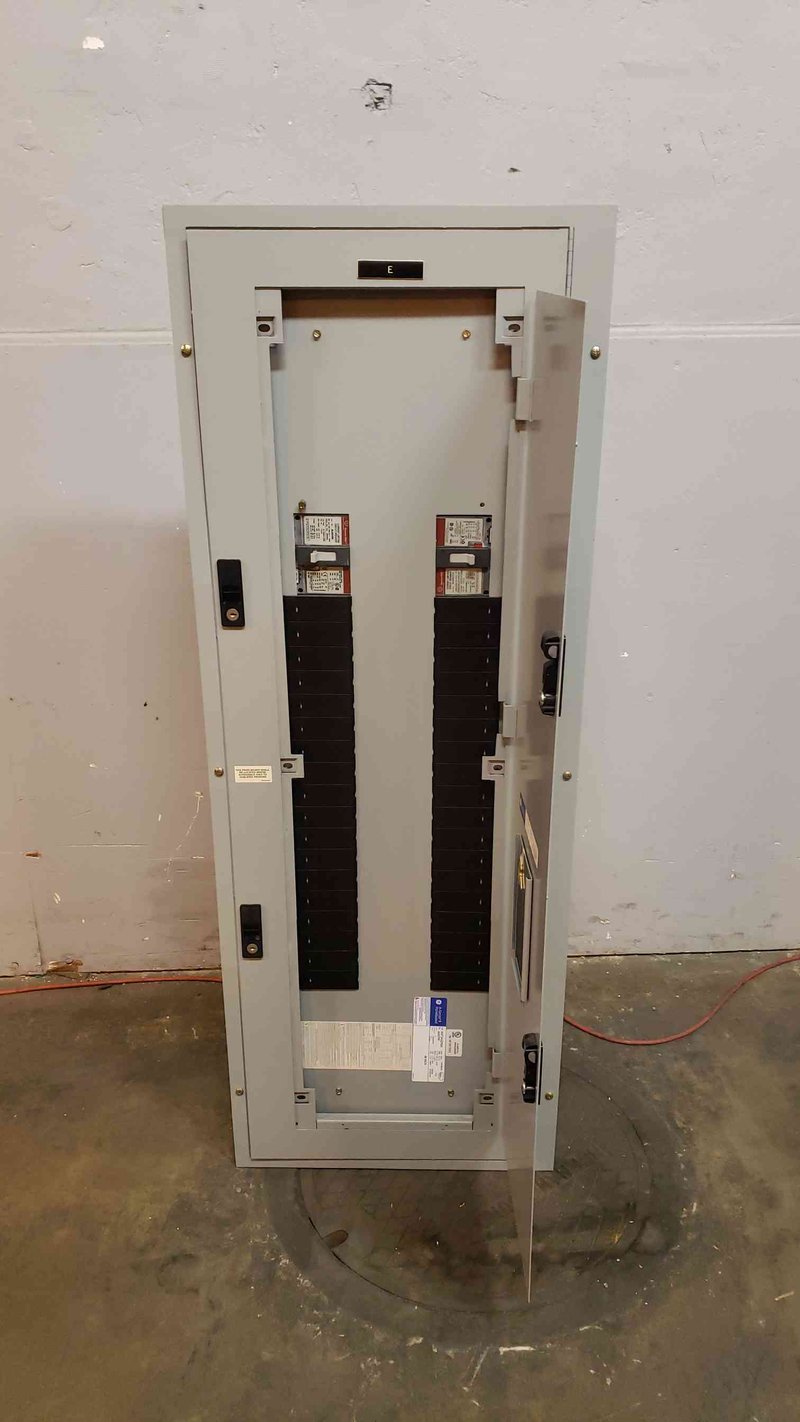 225 Amp. General Electric, A-Series-II, Panelboard, (2) Breakers, 3 ...