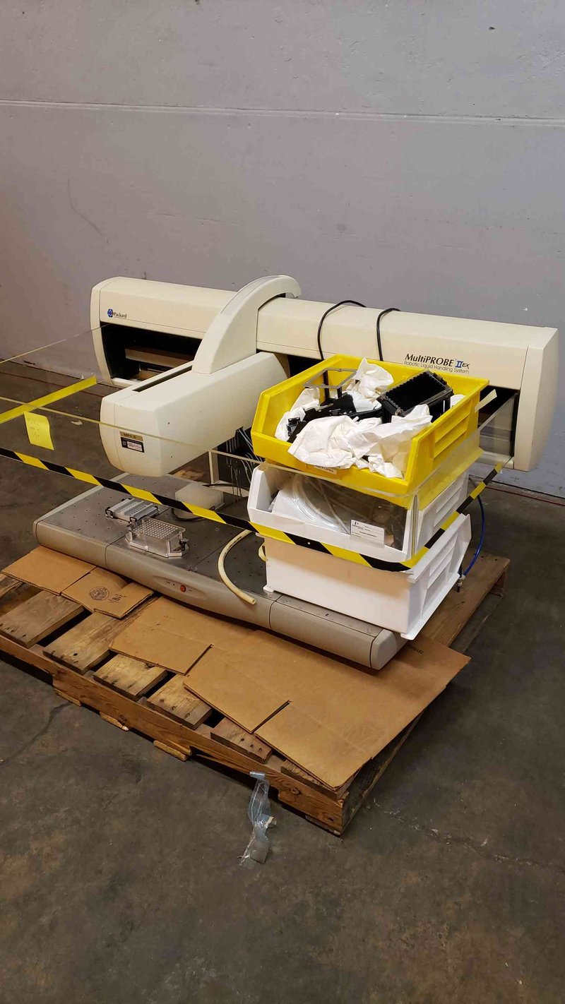 Packard #AMPIIE1, MultiProbe II EX Robotic Liquid Handling System, 4 ...