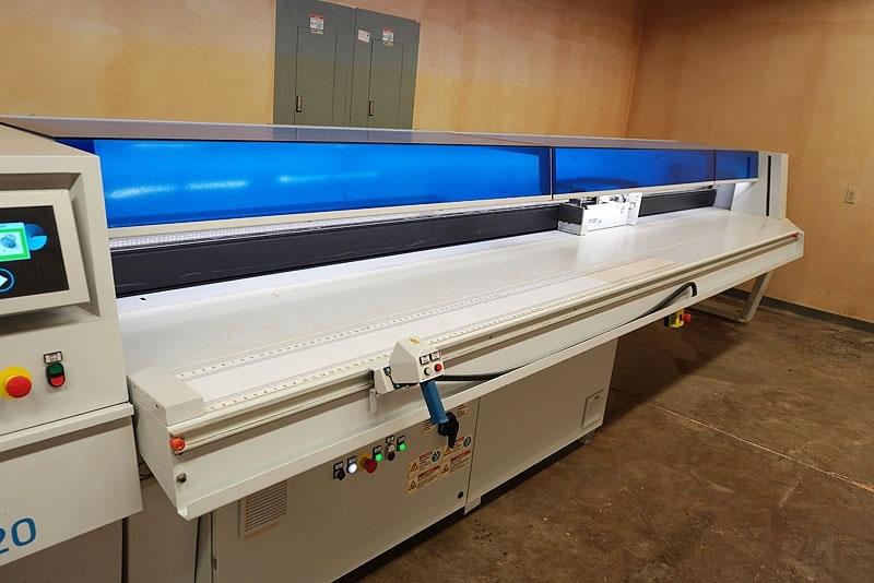 Omga #Optima-120-4200-CE, Pushfeed Optimizing & Defecting Cut-Off Saw ...