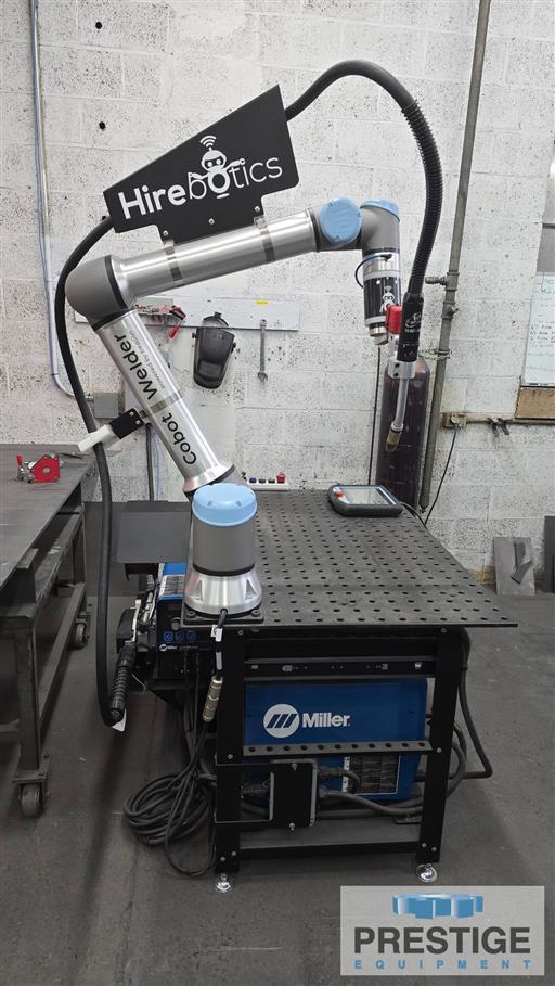 Universal Robots Cobot, HireBotics, Miller 352MPa welder, Tregaskiss ...