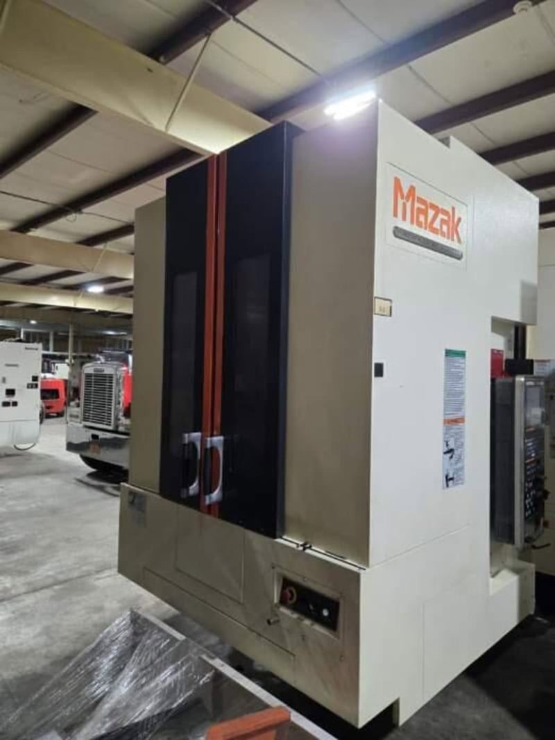 Mazak #HCN-4000, horizontal machining center, 22" X, 25.2" Y, 25.2" Z ...