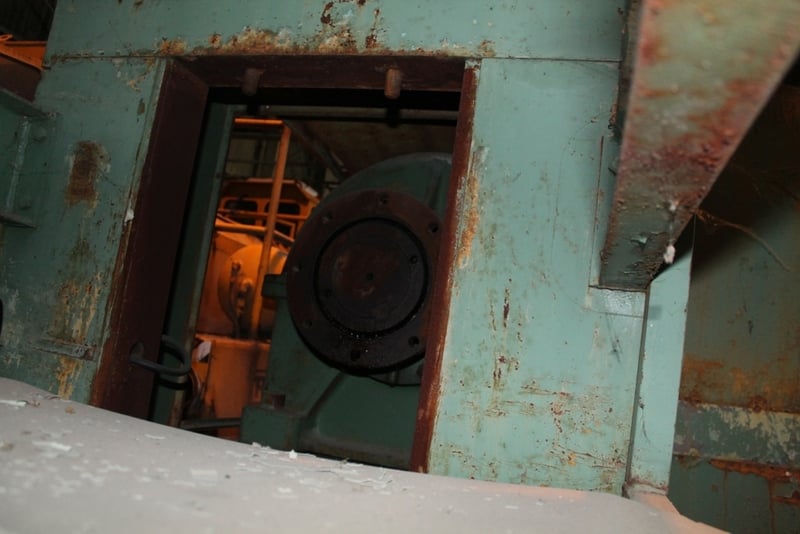 Memco #200, embossing roll, 38"-64" adjust.base, 100 HP, complete w/hyd ...