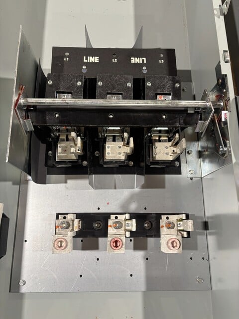 400 Amp. Eaton, TH4325, Fusible Safety Disconnect Switch, 240V 3P 3PH ...