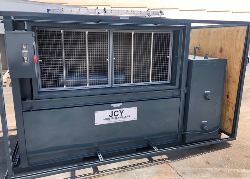 8 Ton, JCY #JCY-15HP-2020, Chiller, R448a, 15 HP, air cooled dual fan ...