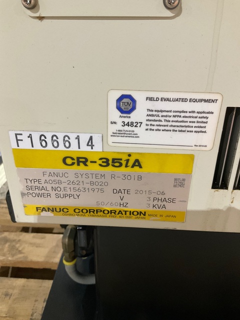 Fanuc, CR-35IA, Collaborative Robot w/End of Arm Vision & R-30IB ...
