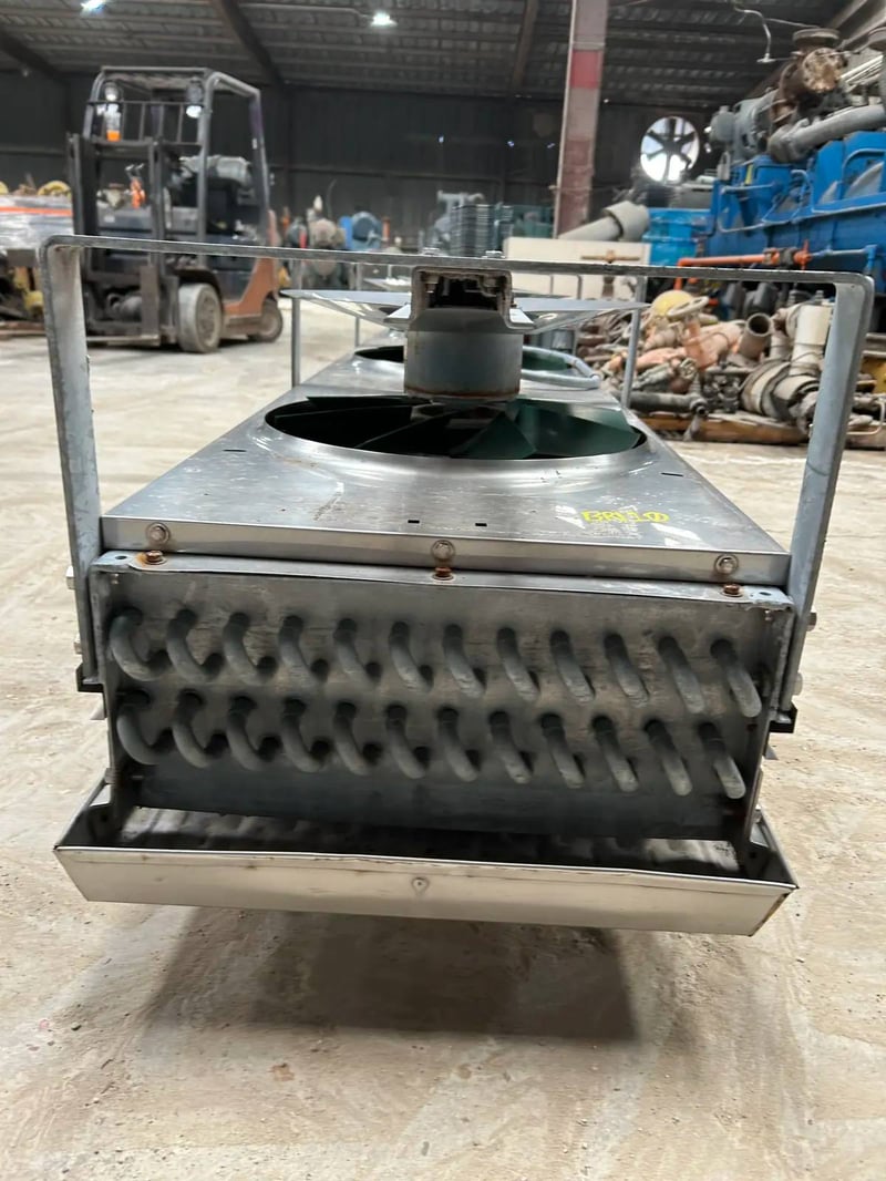3 Fans, Krack #BTRS-34-RBA-HGU, Recirculated Ammonia Evaporator Coil, 2 ...