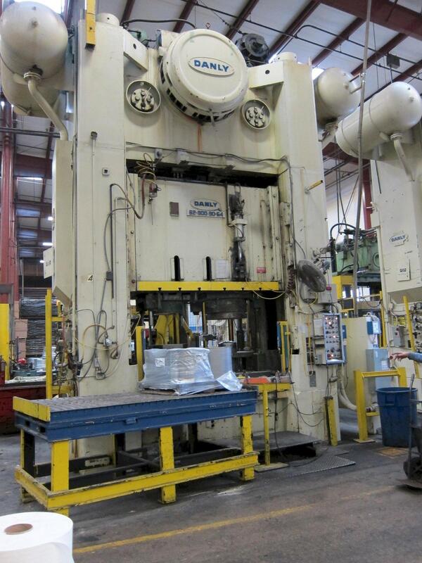 800 Ton, Danly #S2-800-90-54, stamping press tandem line, 24" stroke ...