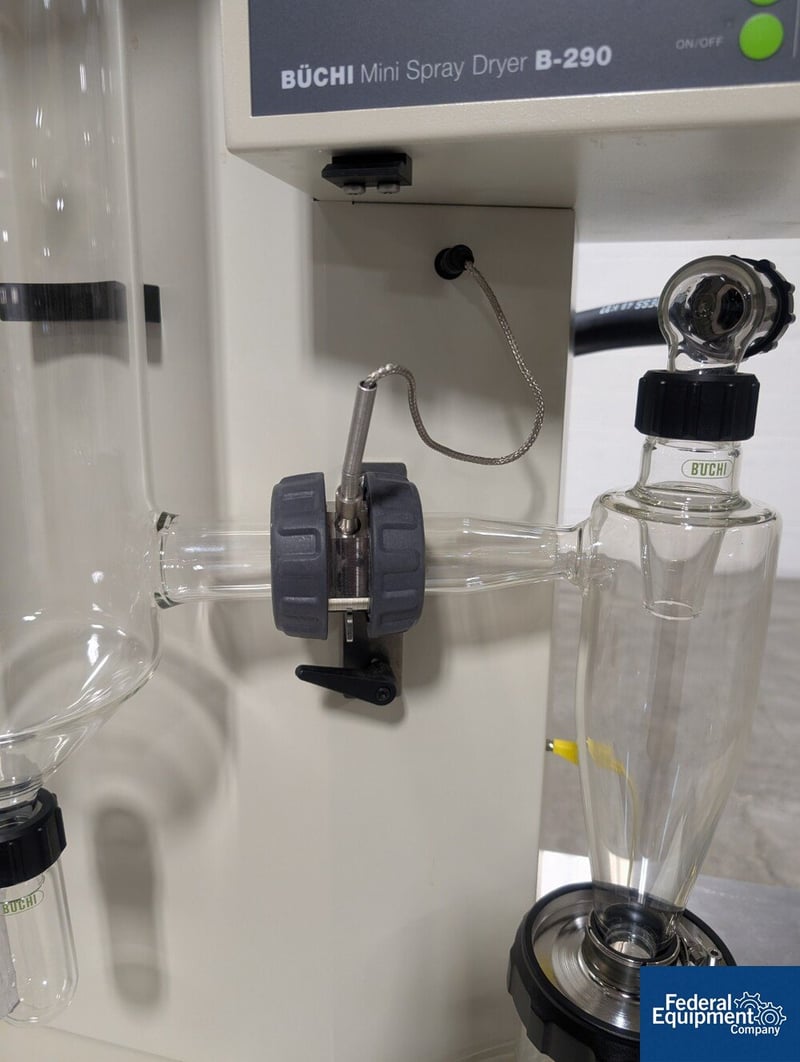 Buchi #B-290, Mini Spray Dryer, glass chamber & cyclone fines collector ...