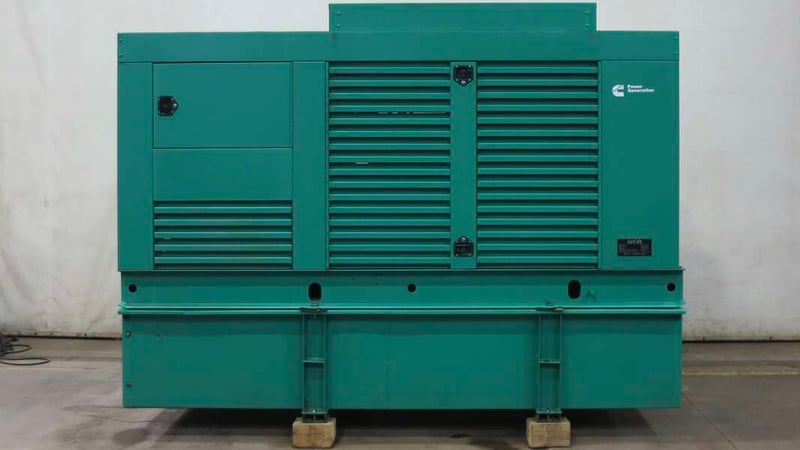 230 KW Cummins #230DFAB, standby diesel generator set, 327 hours, LTA10 ...