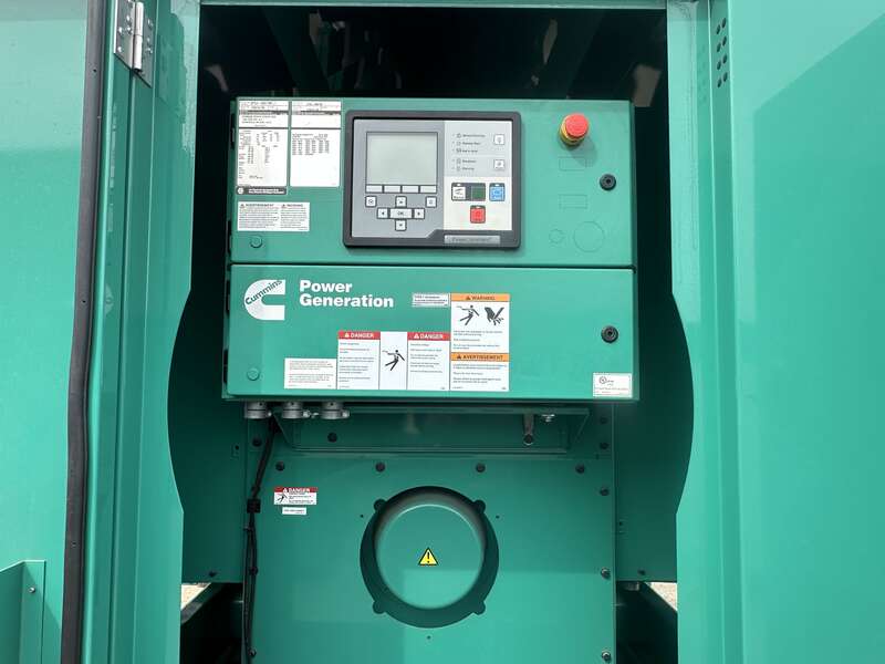 450 KW Cummins #DFEJ, standby diesel generator set, 89 hours, QSX15-G9 ...