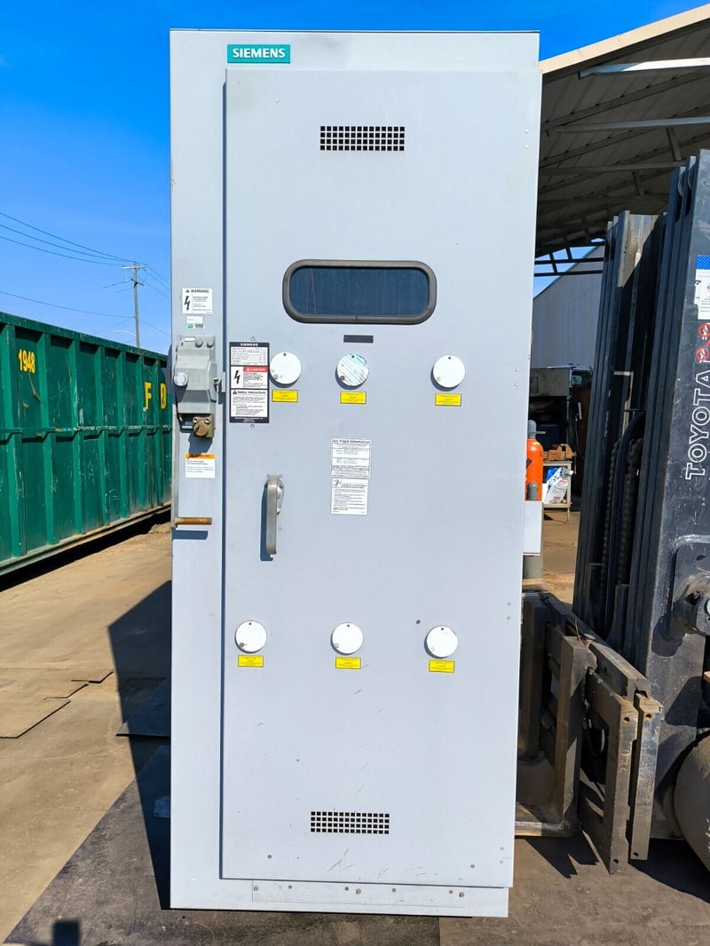 600 Amp. Siemens, QR, Interrupter Load Switch, 15 kV, 3 Pole A1550X150E ...