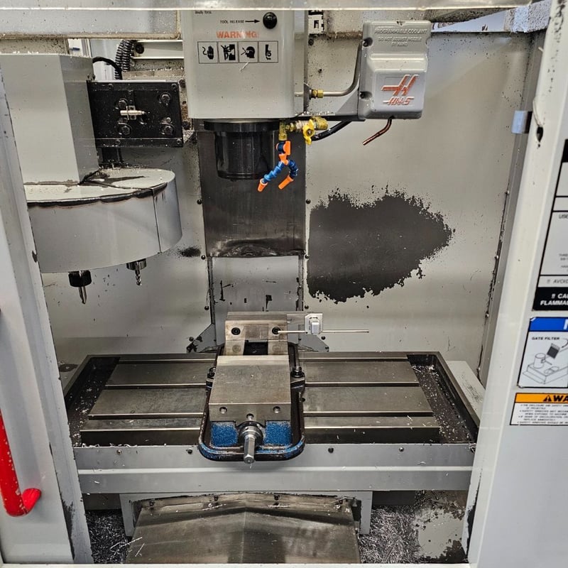 Haas #Super-Mini-Mill, CNC vertical machining center, 10 automatic tool ...