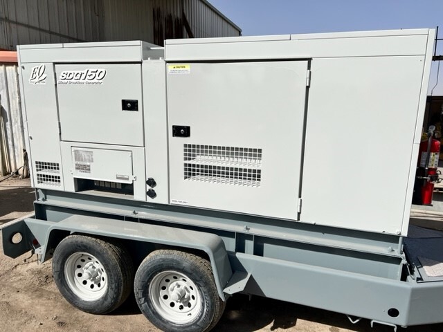 125 KW Airman #SDG150SGVA, portable diesel generator set, 8800 hours ...