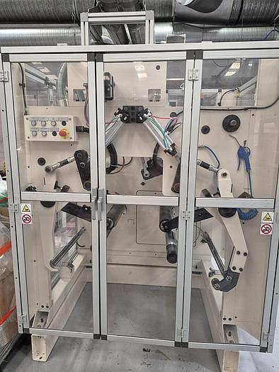 Laem #V160-500, doctor rewinder, 20" wide, 24" unwind/rewind, splice ...