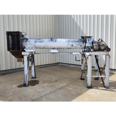 Hosokawa Bepex Solidaire #SJ-16-10, Cooler, Carbon Steel const, 15 HP ...