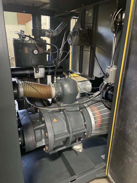 862 cfm, 125 psig, Kaeser #DSD-200, Rotary Screw Air Compressor, 200 HP ...
