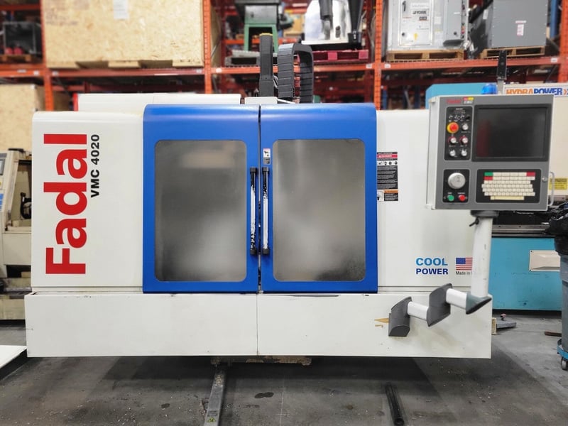 Fadal #VMC4020HT, CNC vertical machining center, 40" X, 20" Y, 20" Z ...