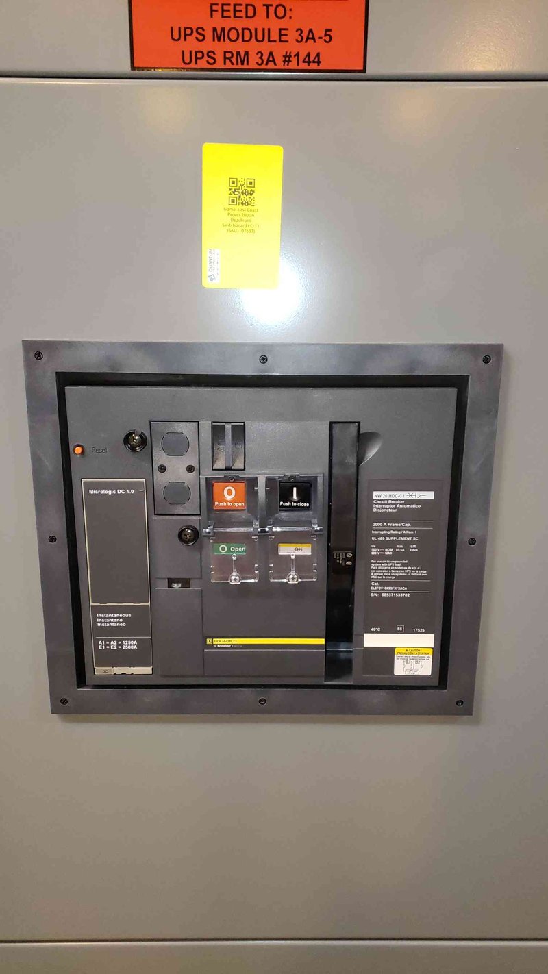 2000 Amp. Square D, Disconnect Switchboard, Simple installation process ...