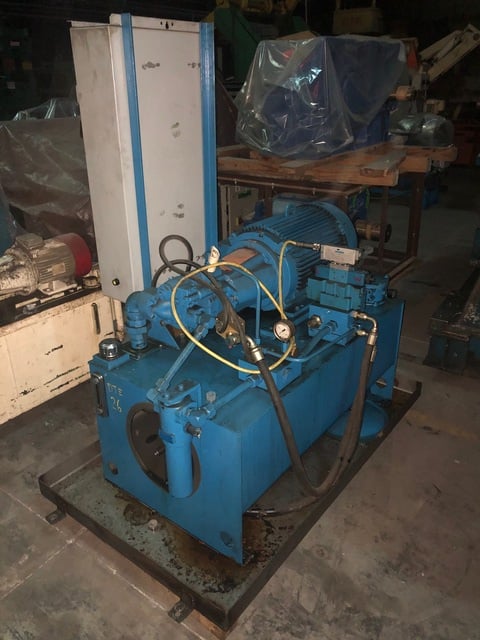 30 HP Hydraulic Power Unit, w/Lincoln Motor, 48" x 27" x 12" Tank, 29.4 ...