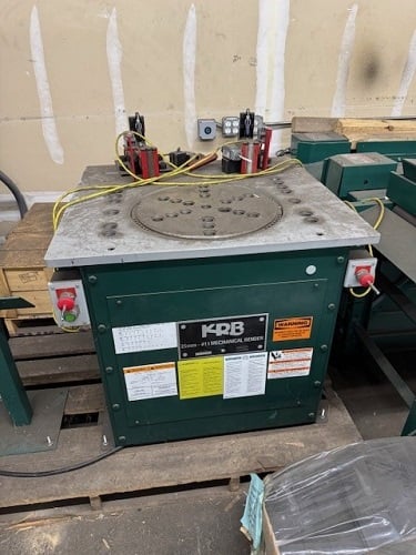 KRB #11, table rebar bender, 7.5 HP, foot operated, with controls ...