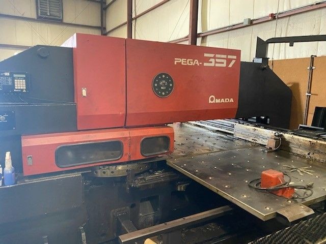 33 Ton, Amada #Pega-357, Fanuc 04PC, 58 station, 4 automatic index, 50 ...