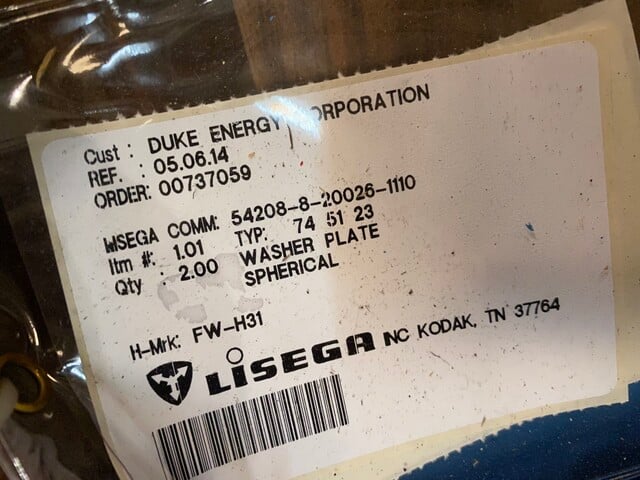 Lisega #54208-8-20026-1110, Constant Pipe Hangers, 1" x 48" Threaded ...