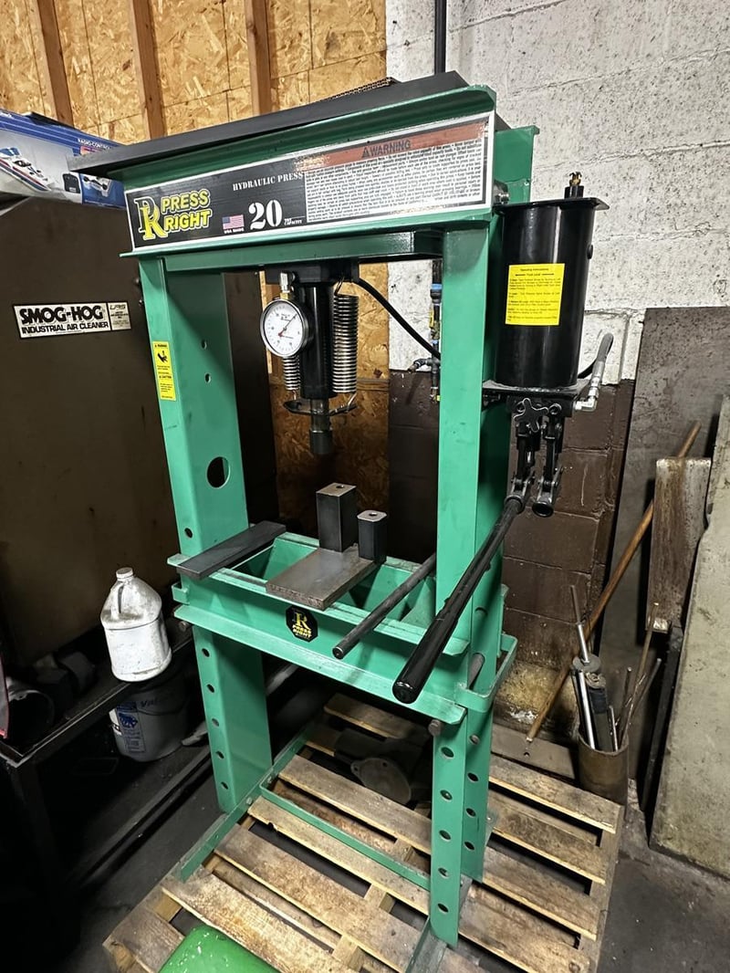 20 Ton, Press Right, H-frame press, 2019 For Sale | Surplus Record