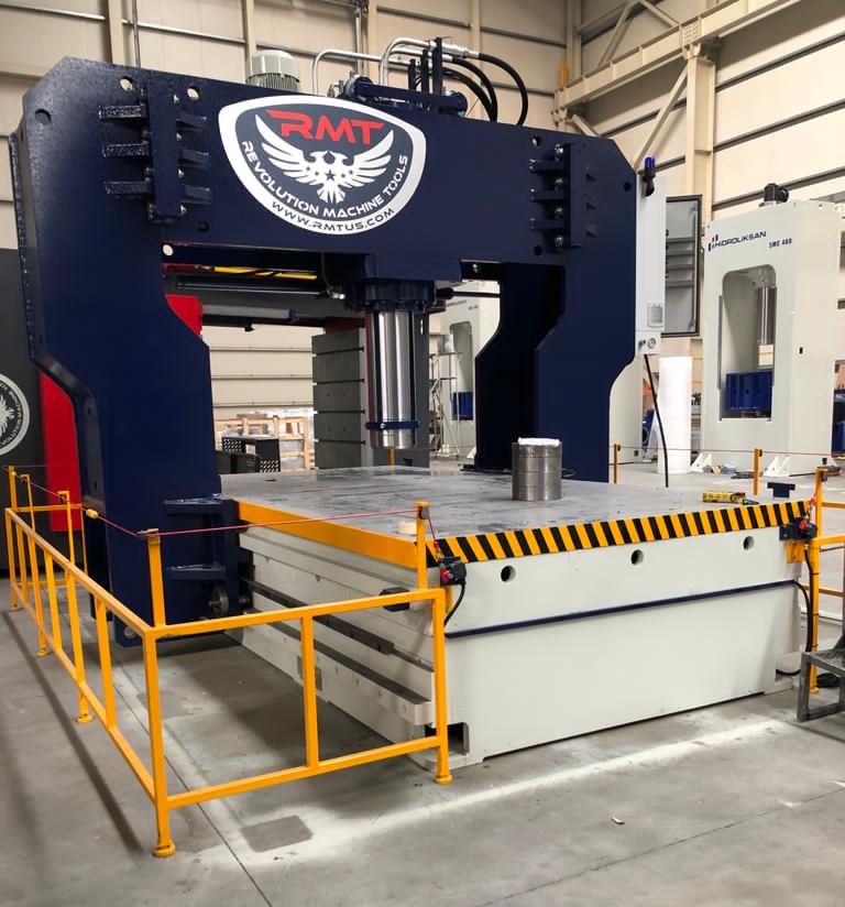 110+ Ton, RMT H-FAB-HPP Series, hydraulic portal press, 3 axis, 16 ...