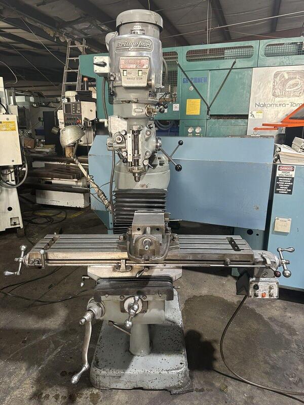 Bridgeport Series 1 Vertical Mill 42 X 9 Table 2 Hp Varidrive 2j