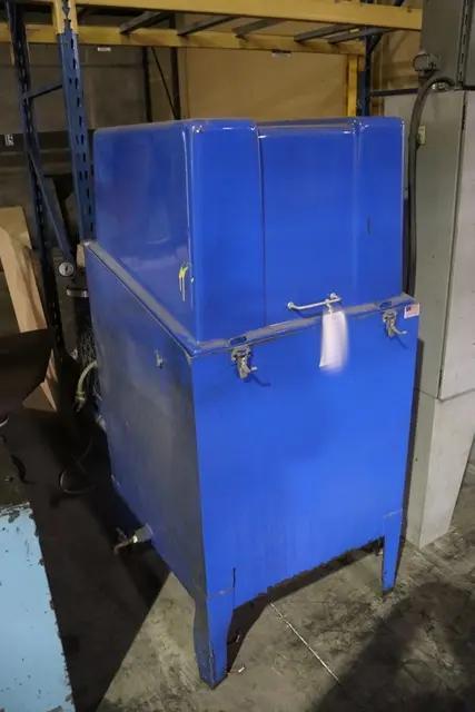 Intercont Products #TLW-2, rotary basket batch washer, 25" diameter x 9 ...