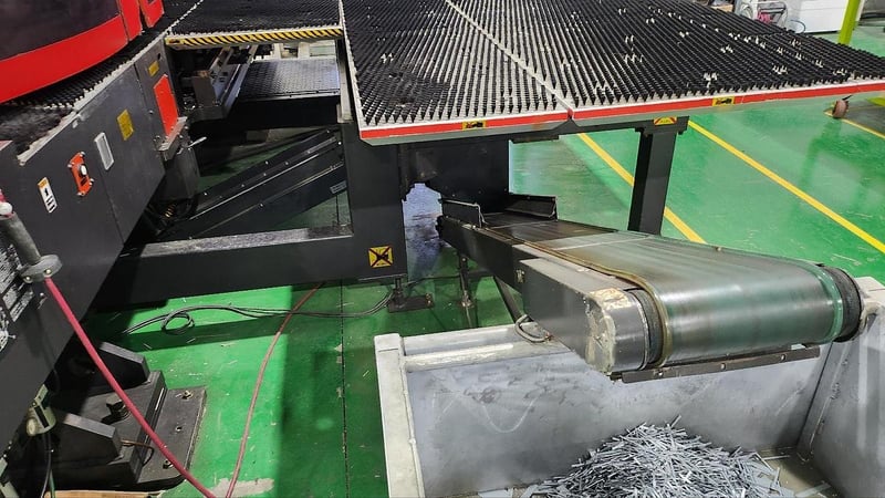 22 Ton, Amada #EM-2510NT, CNC turret punch, 50" x 196" sheet, 45 ...