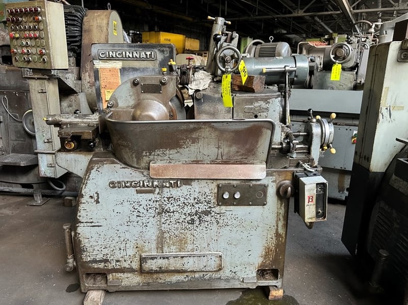 Cincinnati #107-4, Centerless Grinder, 4" Infeed Work Rest, 16 ...